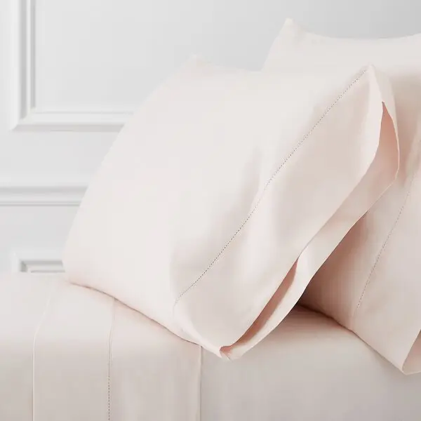 HUDSON PARK COLLECTION 680tc Fitted Sateen Sheet, Twin Xl Exclusive - Blush
