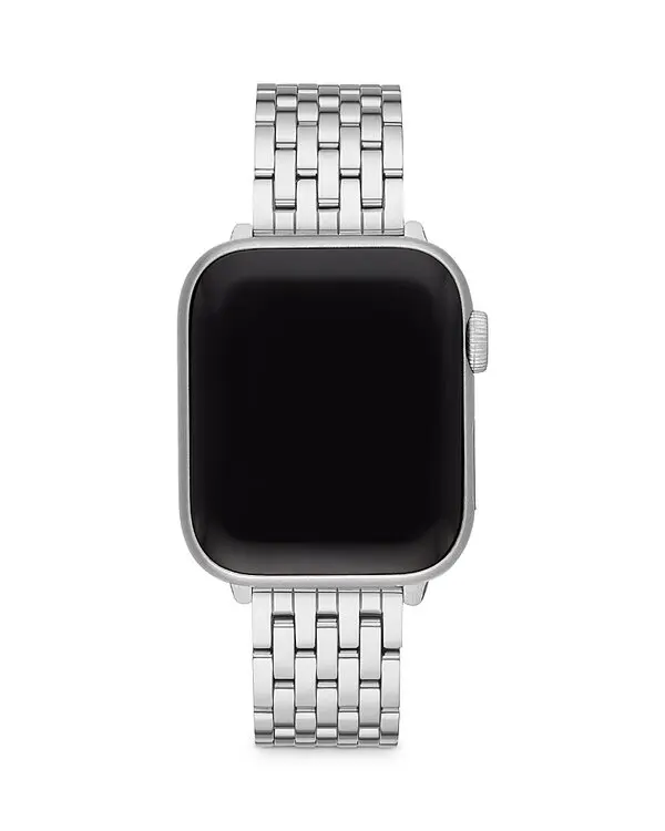Michele Stainless Steel Bracelet Band For Apple Watch - Chrome