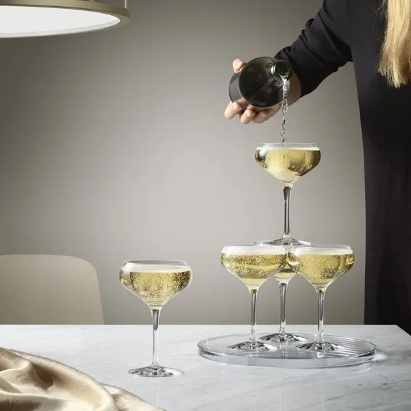 ORREFORS More Coupe, Set Of 4