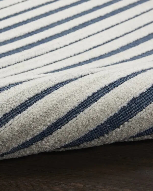 NOURISON HOME Key Largo Klg01 Area Rug, 4' X 6 - Blue