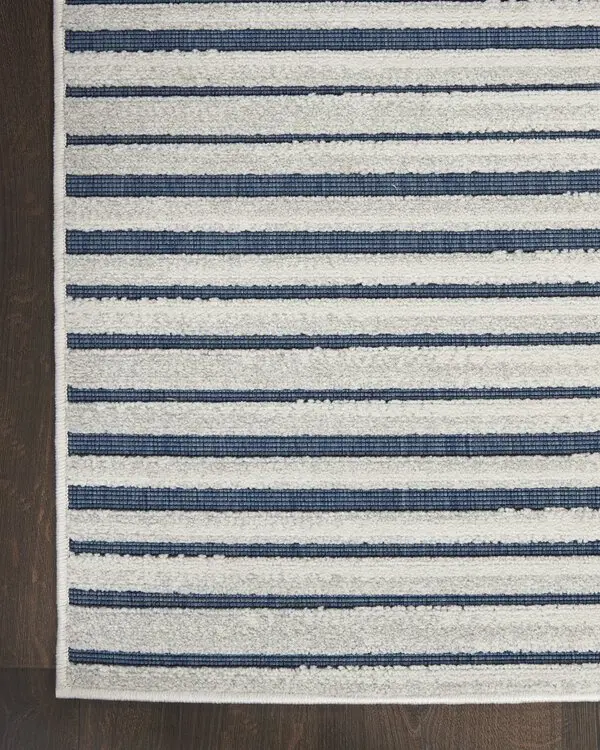 NOURISON HOME Key Largo Klg01 Area Rug, 4' X 6 - Blue