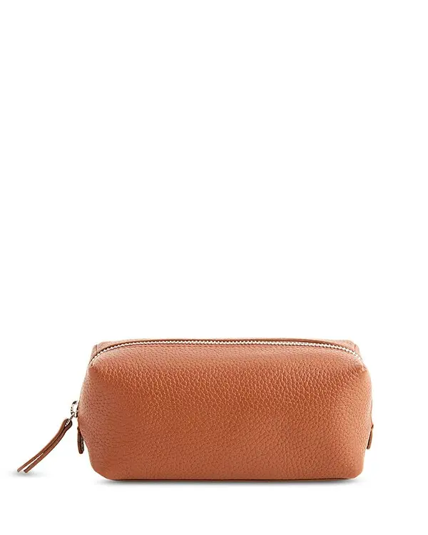 ROYCE NEW YORK Leather Utility Bag - Tan