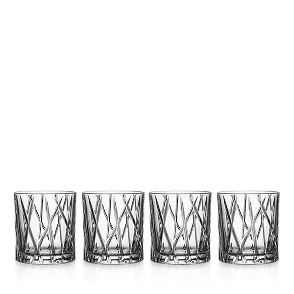 ORREFORS City Old Fashioned Glass, Set Of 4 - Clear