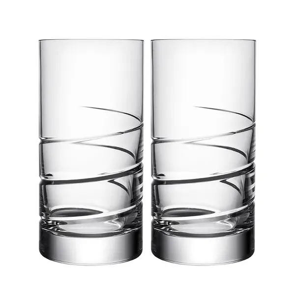 ORREFORS Swerve Tumbler, Set Of 2 - Clear