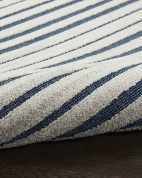 NOURISON HOME Key Largo Klg01 Area Rug, 8'10 X 11'10 - Blue