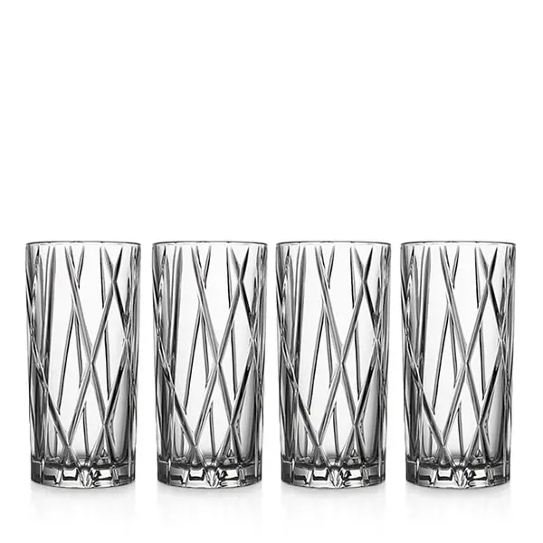 ORREFORS City Highball Glass, Set Of 4 - Clear