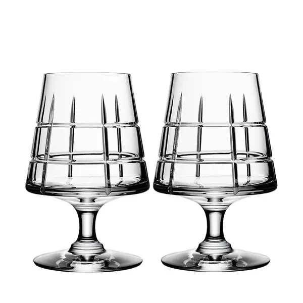 ORREFORS Street Specialty Drinkware Jan Johansson Cognac Glass, Set Of 2 - Clear