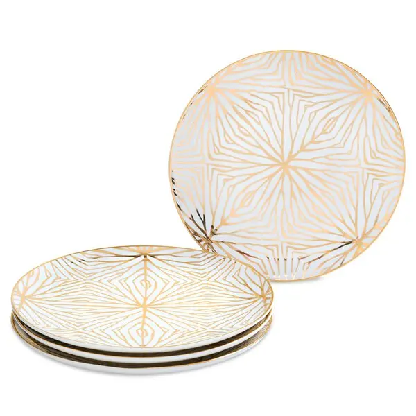 TALIANNA Lily Pad Plates, Set Of 4