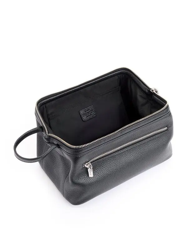 ROYCE NEW YORK Classic Leather Toiletry Bag