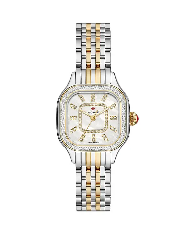 Michele Meggie Diamond Watch - White/two Tone