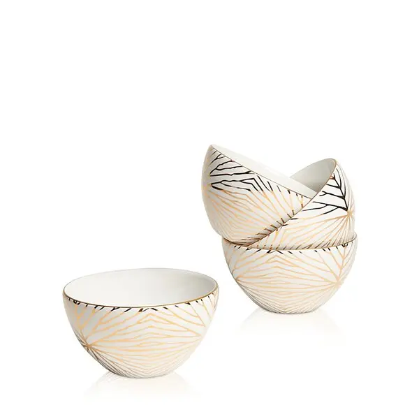 TALIANNA Lily Pad Dessert Bowls, Set Of 4 - Multi
