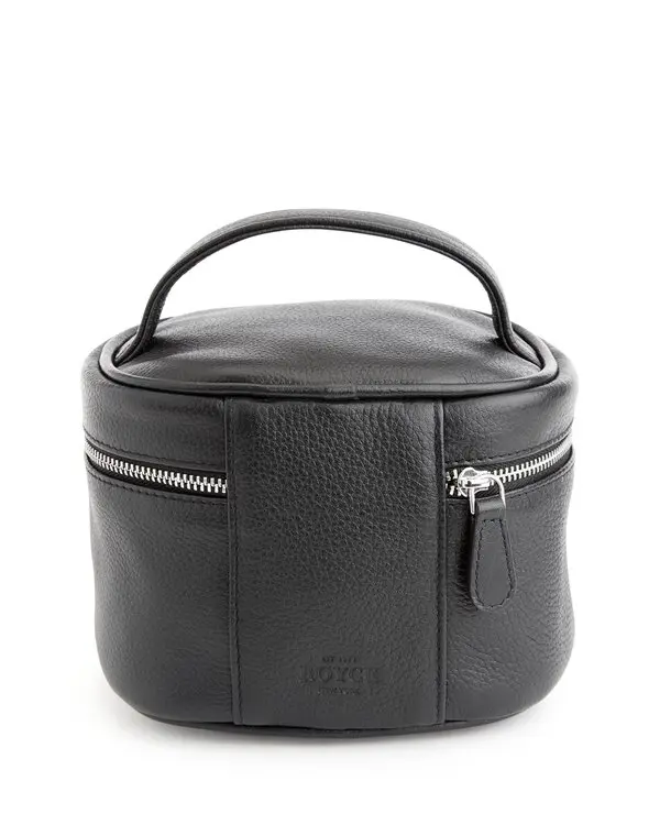 ROYCE NEW YORK Compact Leather Cosmetic Bag