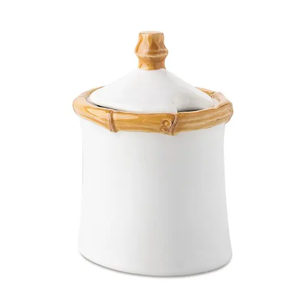 JULISKA Bamboo Lidded Sugar Bowl - Bamboo Natural