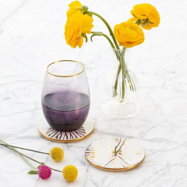 TALIANNA Lily Pad Coaster Set