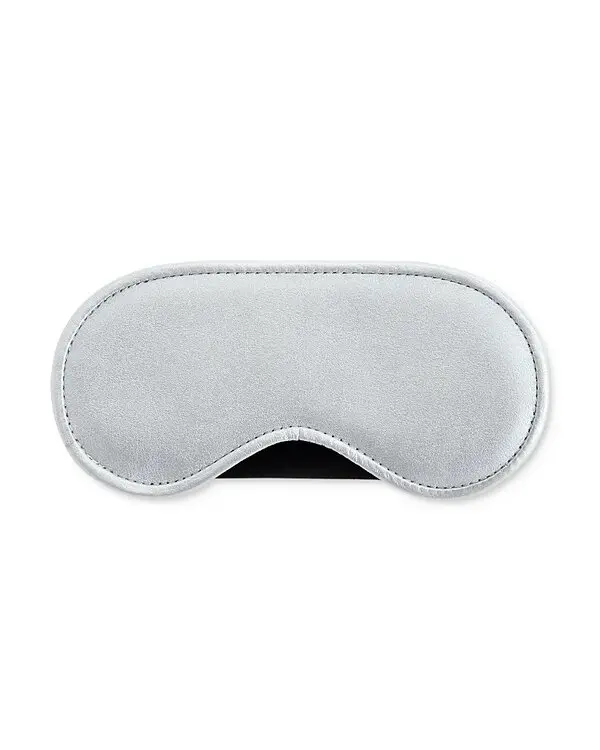 ROYCE NEW YORK Leather Sleep Mask - Silver