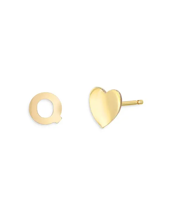 ZOE LEV 14k Yellow Gold Stud Earrings - Q/gold