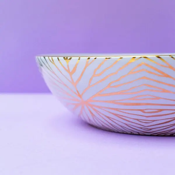 TALIANNA Lily Pad Low Serving Bowl