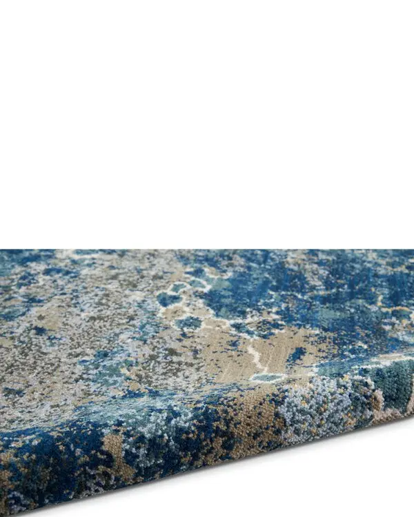 NOURISON HOME Artworks Atw02 Area Rug, 5'6 X 8 - Blue/gray