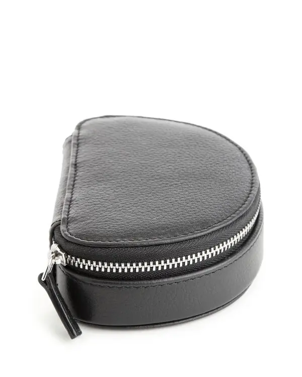 ROYCE NEW YORK Compact Leather Jewelry Case