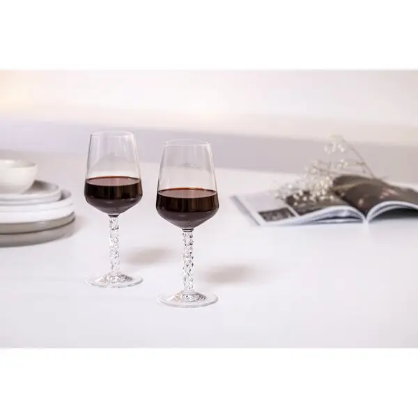 ORREFORS Carat Wine Glass, Set Of 2 - Clear