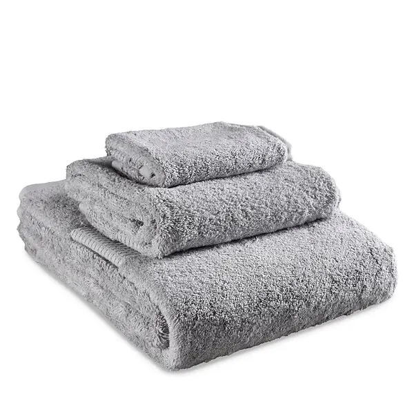 DELILAH HOME Organic Cotton Towels, Set Of 3 - Light Gray