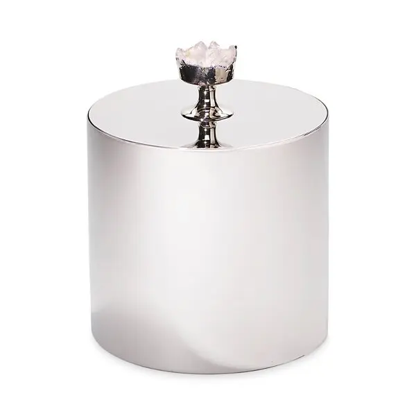 ANNA NEW YORK Gemstone Ice Bucket - Silver/crystal