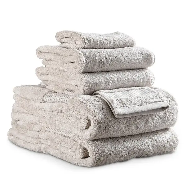 DELILAH HOME Organic Cotton Towels, Set Of 6 - Natural