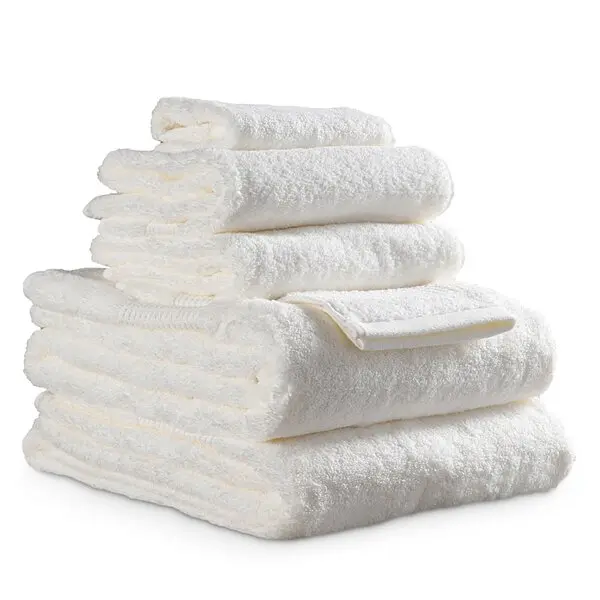 DELILAH HOME Organic Cotton Towels, Set Of 6 - White