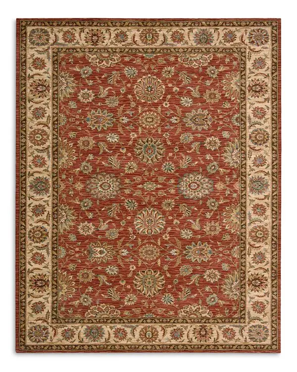 NOURISON HOME Living Treasures Li05 Area Rug, 5'6 X 8'3 - Rust