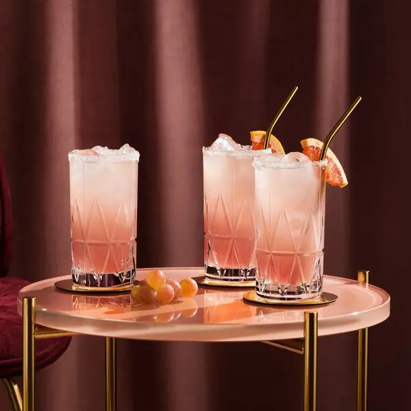 ORREFORS Peak Highball Glass, Set Of 4