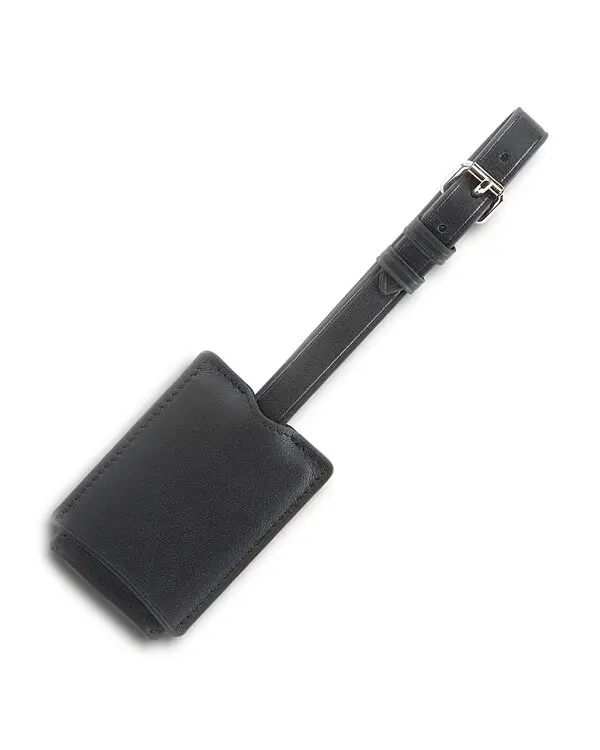 ROYCE NEW YORK Retractable Luggage Tag - Black