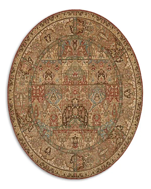 NOURISON HOME Living Treasures Li02 Round Area Rug, 5'10 Round - Multicolor