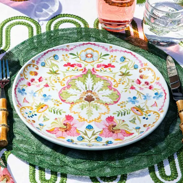 JULISKA Tuileries Garden Placemat - Basil