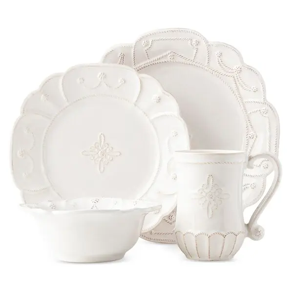 JULISKA Jardins Du Monde 4 Piece Place Setting - Whitewash