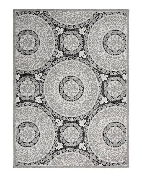 NOURISON HOME Key Largo Klg03 Area Rug, 8'10 X 11'10 - Grey