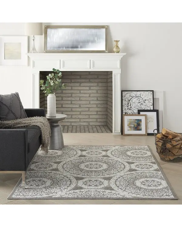 NOURISON HOME Key Largo Klg03 Area Rug, 8'10 X 11'10 - Taupe