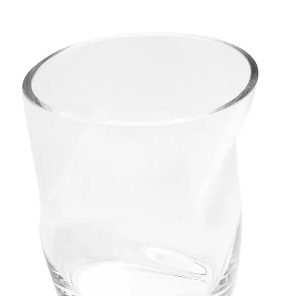 ORREFORS Squeeze Tulip Vase - Clear