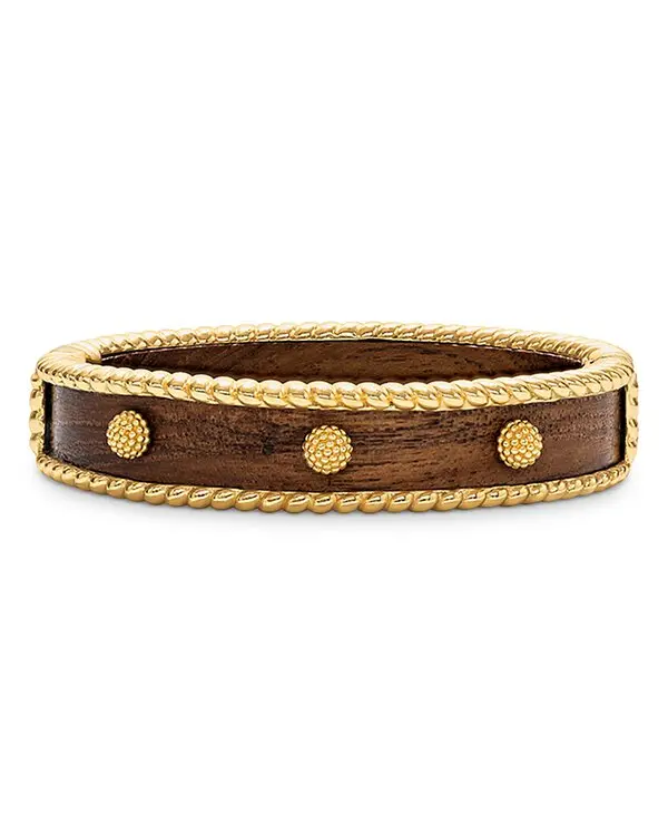 CAPUCINE DE WULF Berry Teak Bangle - Natural