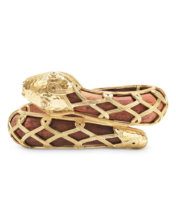 CAPUCINE DE WULF Serpentina Bangle Bracelet