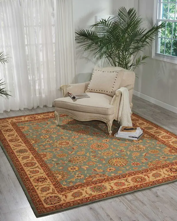 NOURISON HOME Living Treasures Li05 Area Rug, 7'6 X 9'6 - Rust
