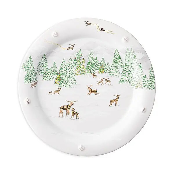 JULISKA Berry & Thread North Pole Dinner Plate - Multi