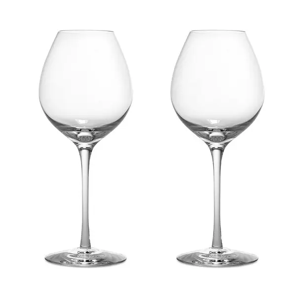 ORREFORS Difference Fruit Wine Glass, Set Of 2 - Clear