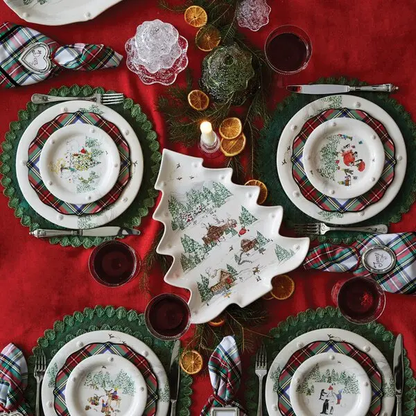 JULISKA Berry & Thread North Pole Cereal/ice Cream Bowl