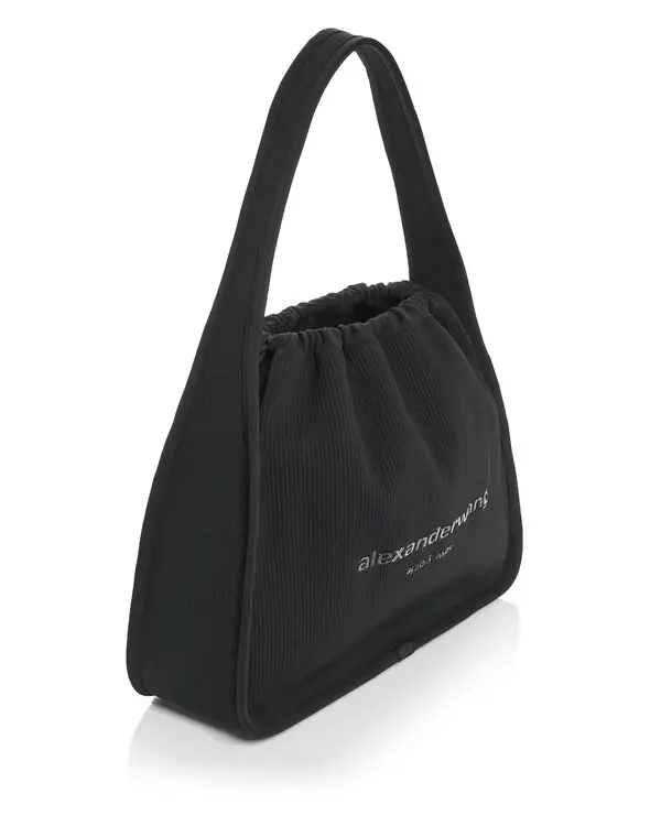 Alexander Wang Ryan Large Drawstring Shoulder Bag - Black