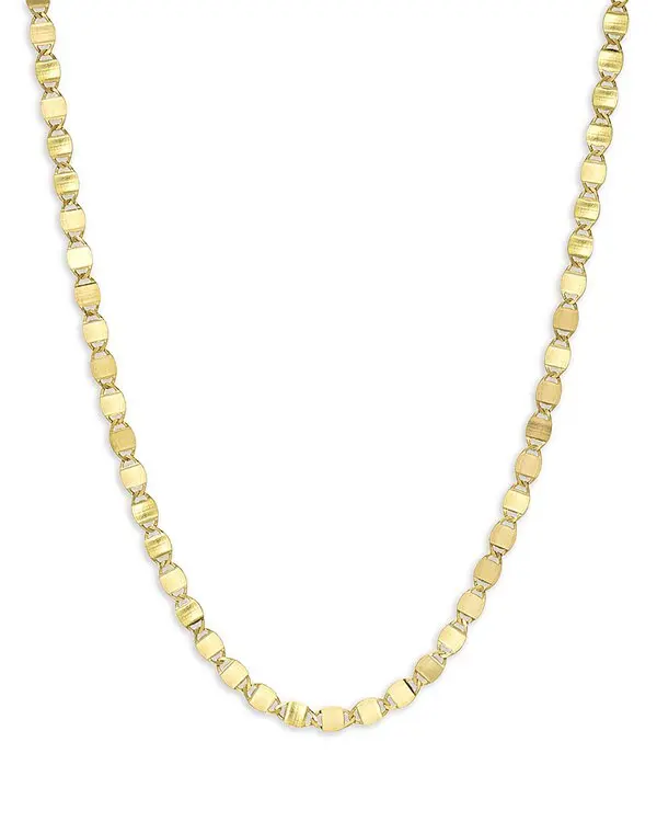 ZOE LEV 14k Yellow Mirror Link Chain Necklace - Gold