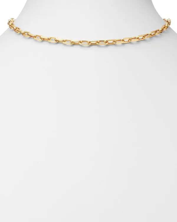 ZOE LEV 14k Yellow Open Link Chain Necklace