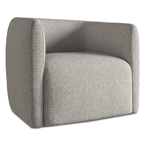 Bloomingdale'S Connell Swivel Chair - Gray Mix- -
