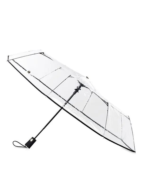 TOTES Ultra Clear Umbrella - Black