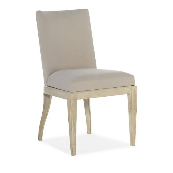 HOOKER FURNITURE Cascade Upholstered Side Chair - Light Wood