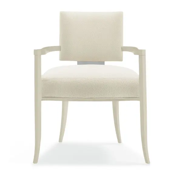 CARACOLE Reserved Seating Arm Chair- Ivory